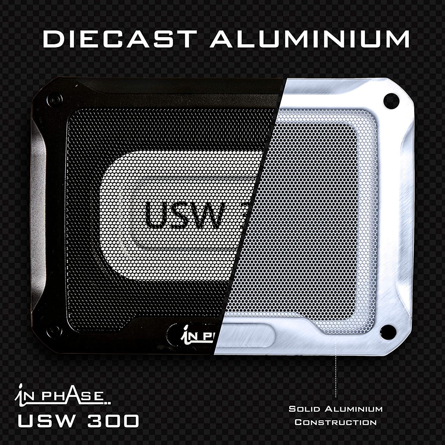 In Phase USW300 - 300W Underseat Compact Subwoofer — IPI Trade